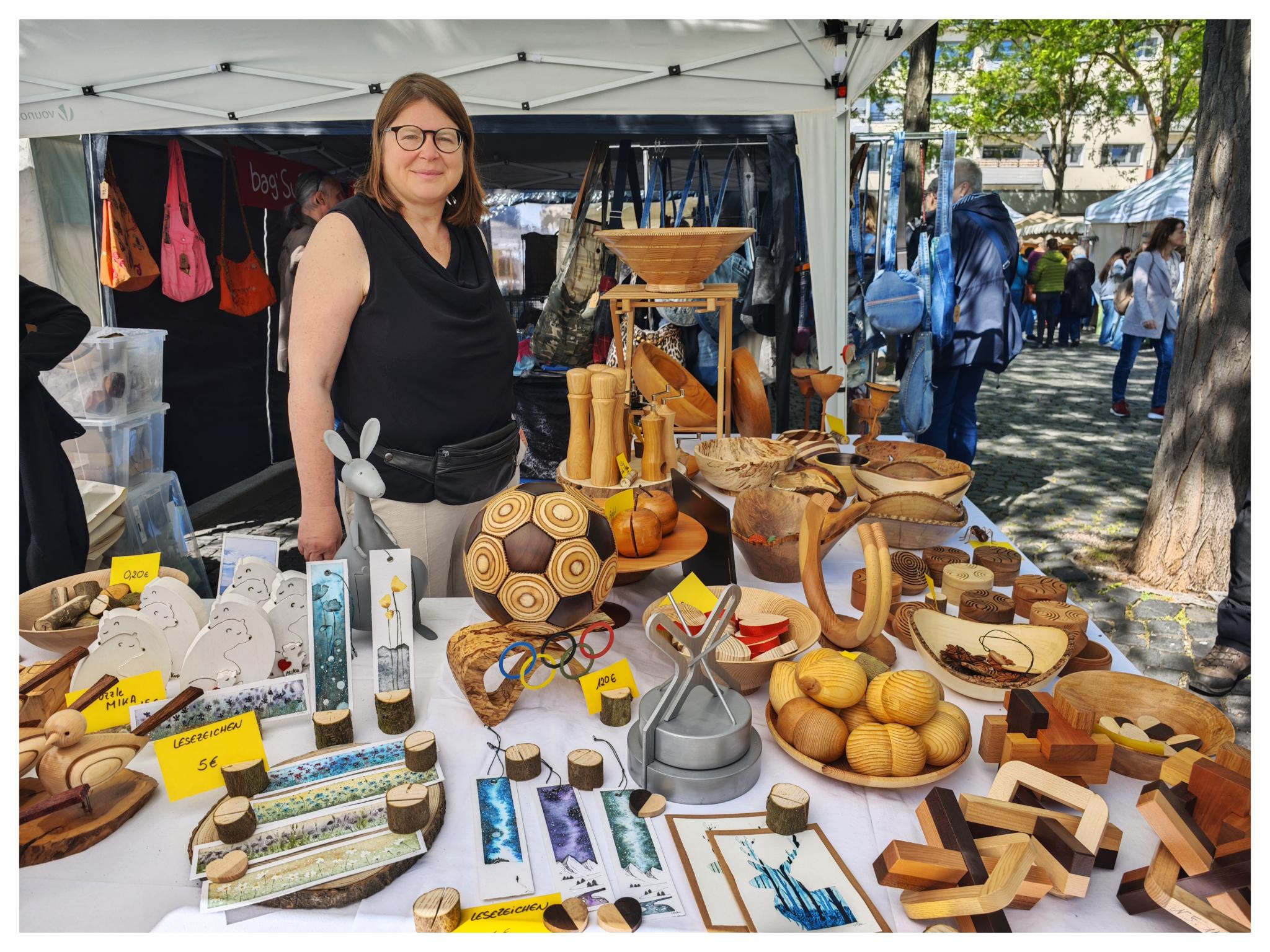 Kunsthandwerkermarkt in Karlsruhe – Le tournage de Fernand